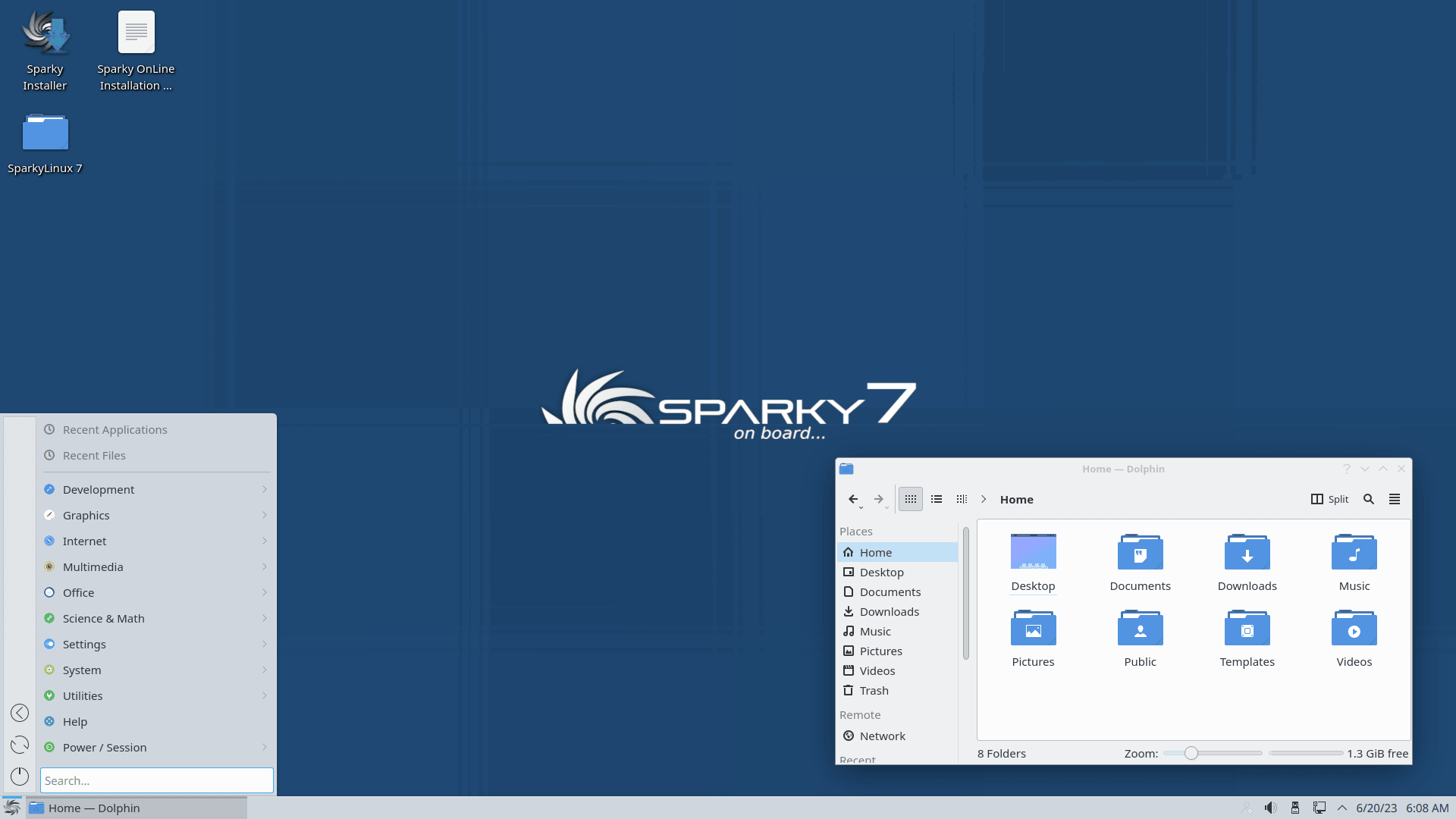 SparkyLinux - дистрибутив Linux